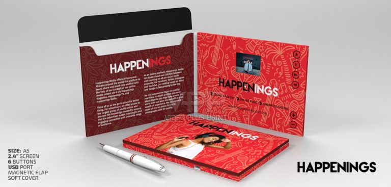 Professional Video Folders with Display | Video Plus Print