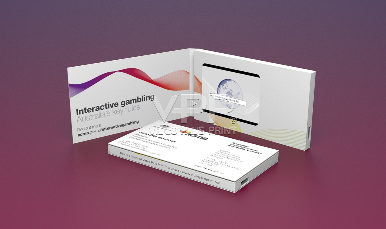 Video Business Cards with LCD Screen | Digital Business Cards That Impress